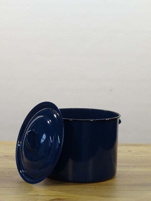 Blauwe emaille pan No. 377 - Vintage4